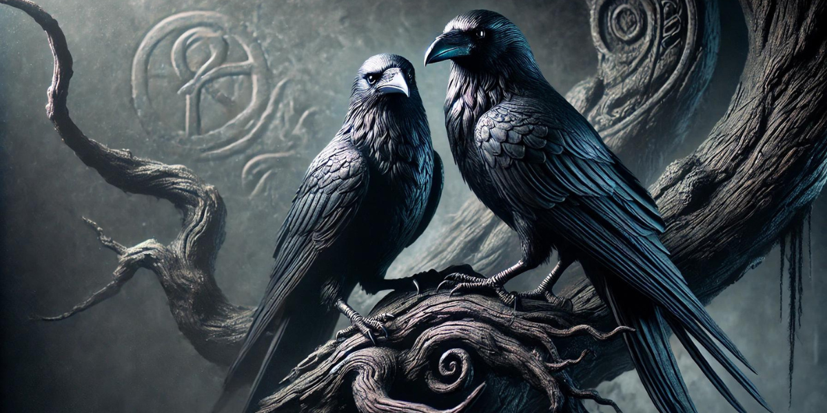 Hugin e Munin: Os Corvos de Odin que Guardam os Segredos